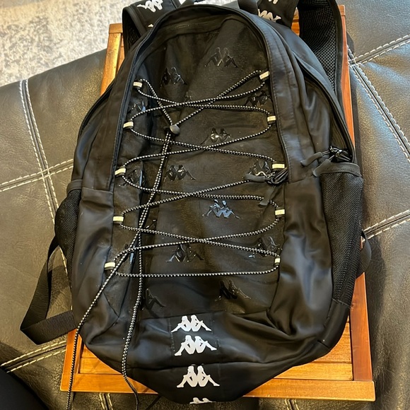 Kappa | Bags | Kappa Aninges Black Medium Backpack | Poshmark